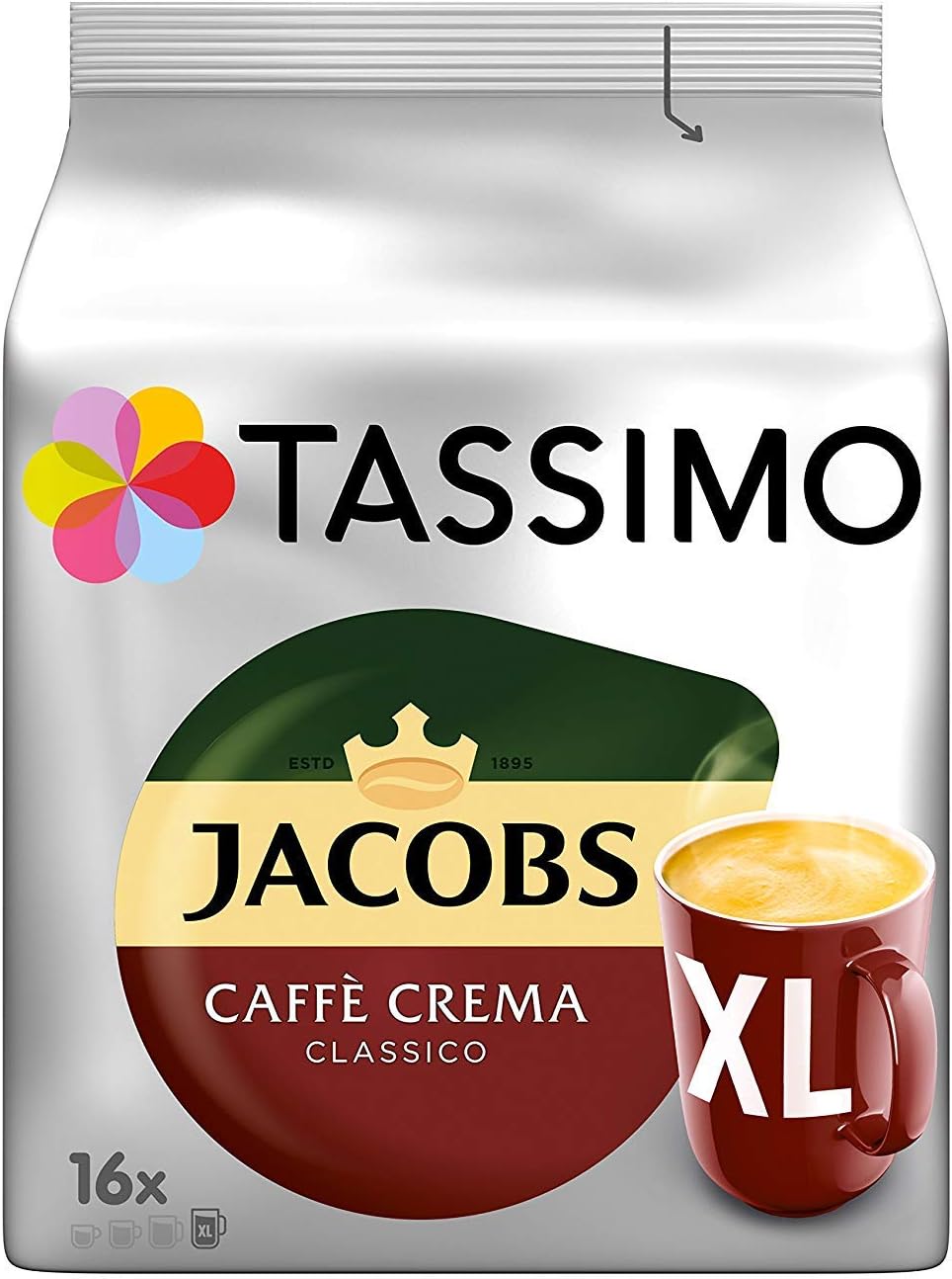 Amazon.com: TASSIMO L'OR XL Intense Coffee Pods 5 Pack (80 Drinks ...