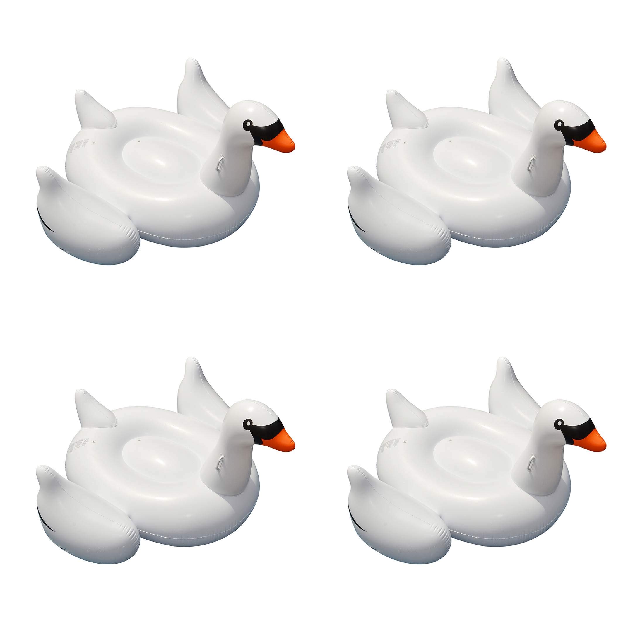 Amazon.com: SWIMLINE ORIGINAL 90621 Giant Inflatable Swan Pool Float ...