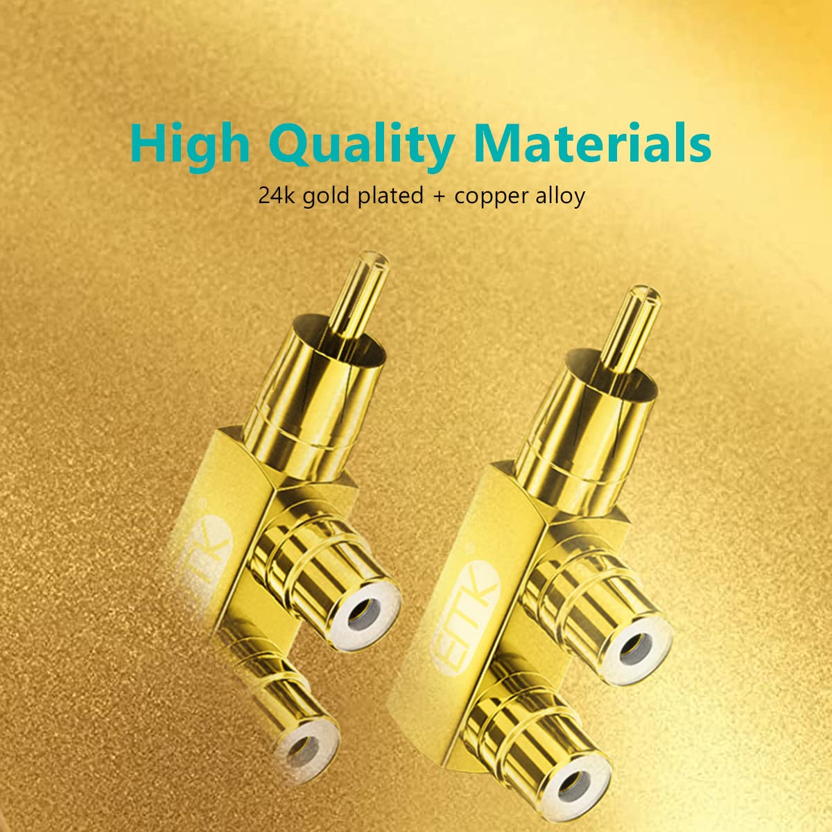 Right Angle Rca Cable NEXT GEEK RCA Y Splitters Adapter 1 Male To 2 ...