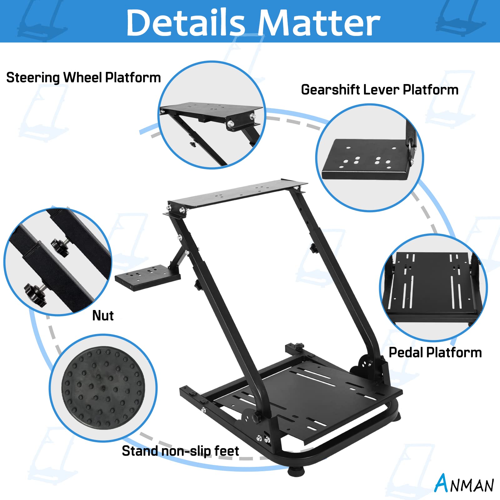 BICストアHottoby G920 G29 Racing Wheel Stand fit for Logitech G27 ...