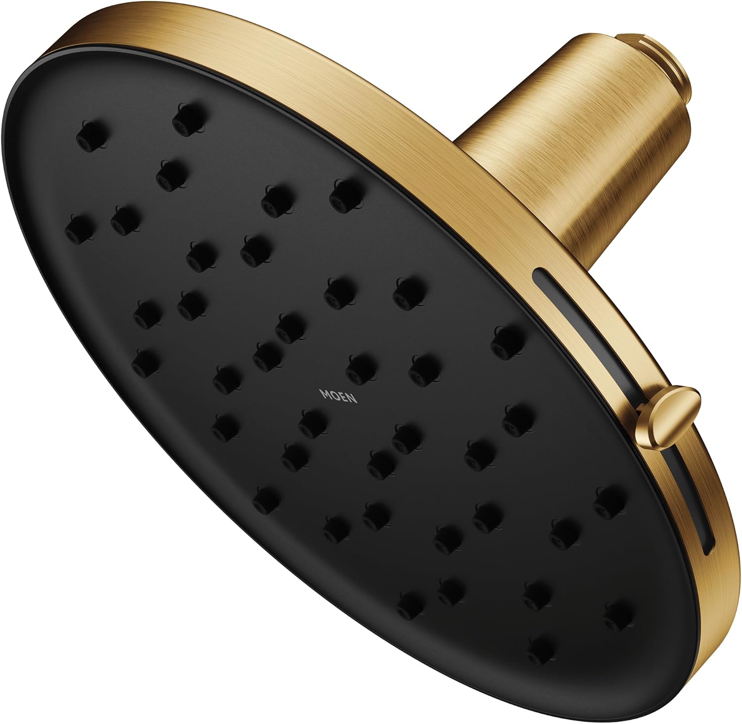 Moen Verso Brushed Gold Adjustable 9" Diameter Spray Head Rainshower ...