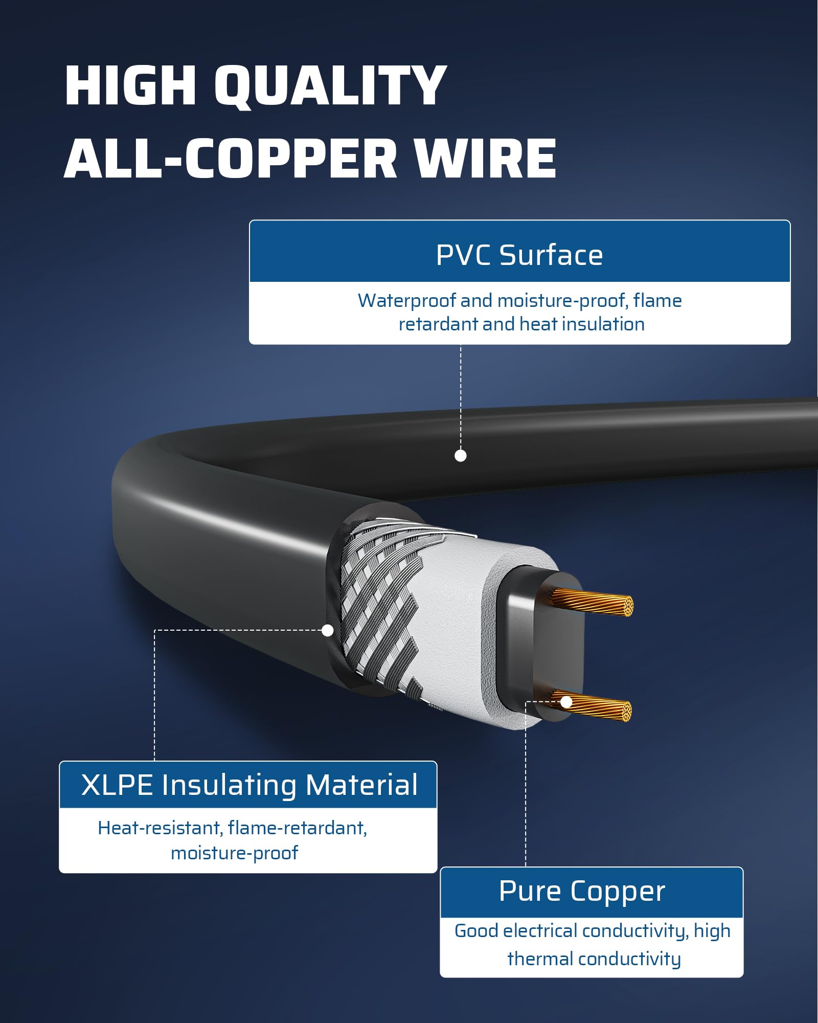 Snapklik.com : DEWENWILS 9FT Water Pipe Heat Cable For Pipe Freeze ...