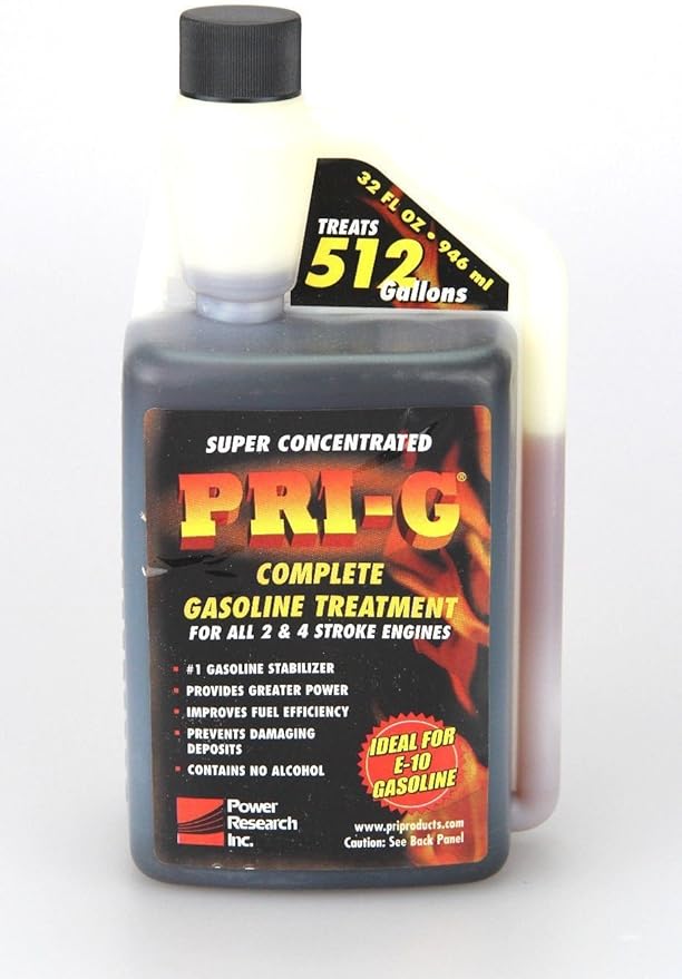 Amazon.com: PRI Fuel Stabilizer For Gasoline 32oz Power Output Reduces ...