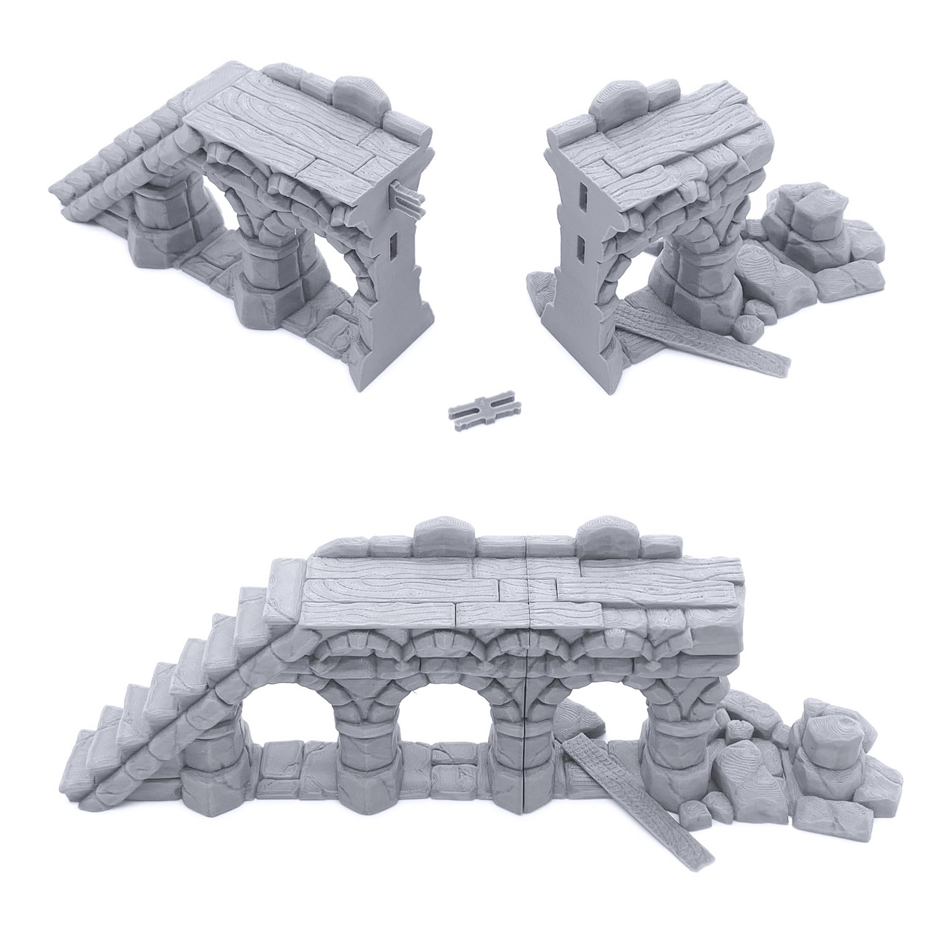 Snapklik.com : Ruined Town Modular Walls II - DND Terrain