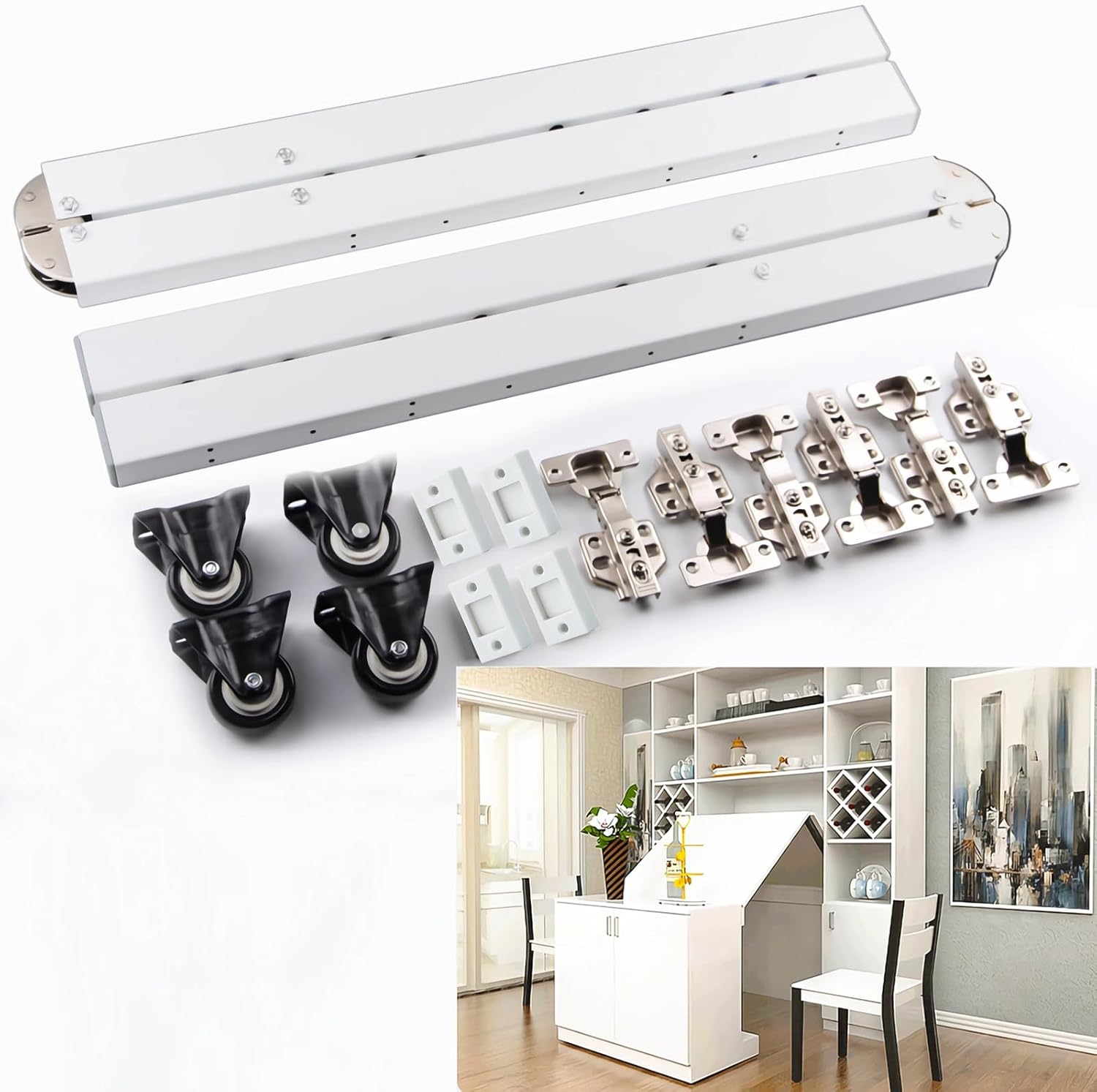 Tlongxia Create A Luxurious Bed Easy Murphy Table Hardware Kit, Hover ...