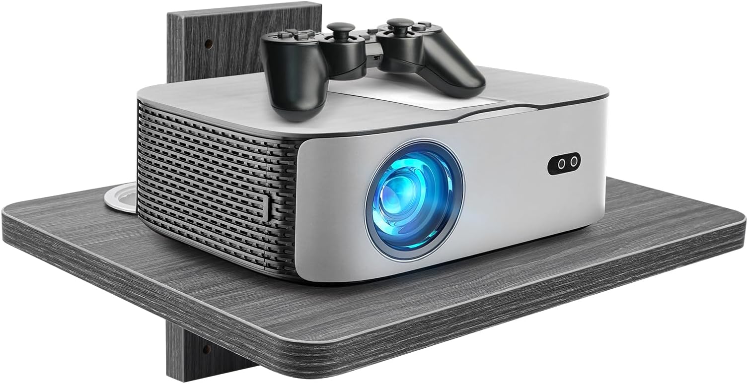 Amazon.com: BiJun Floating TV Shelf Projector Shelf Wall Mount ...