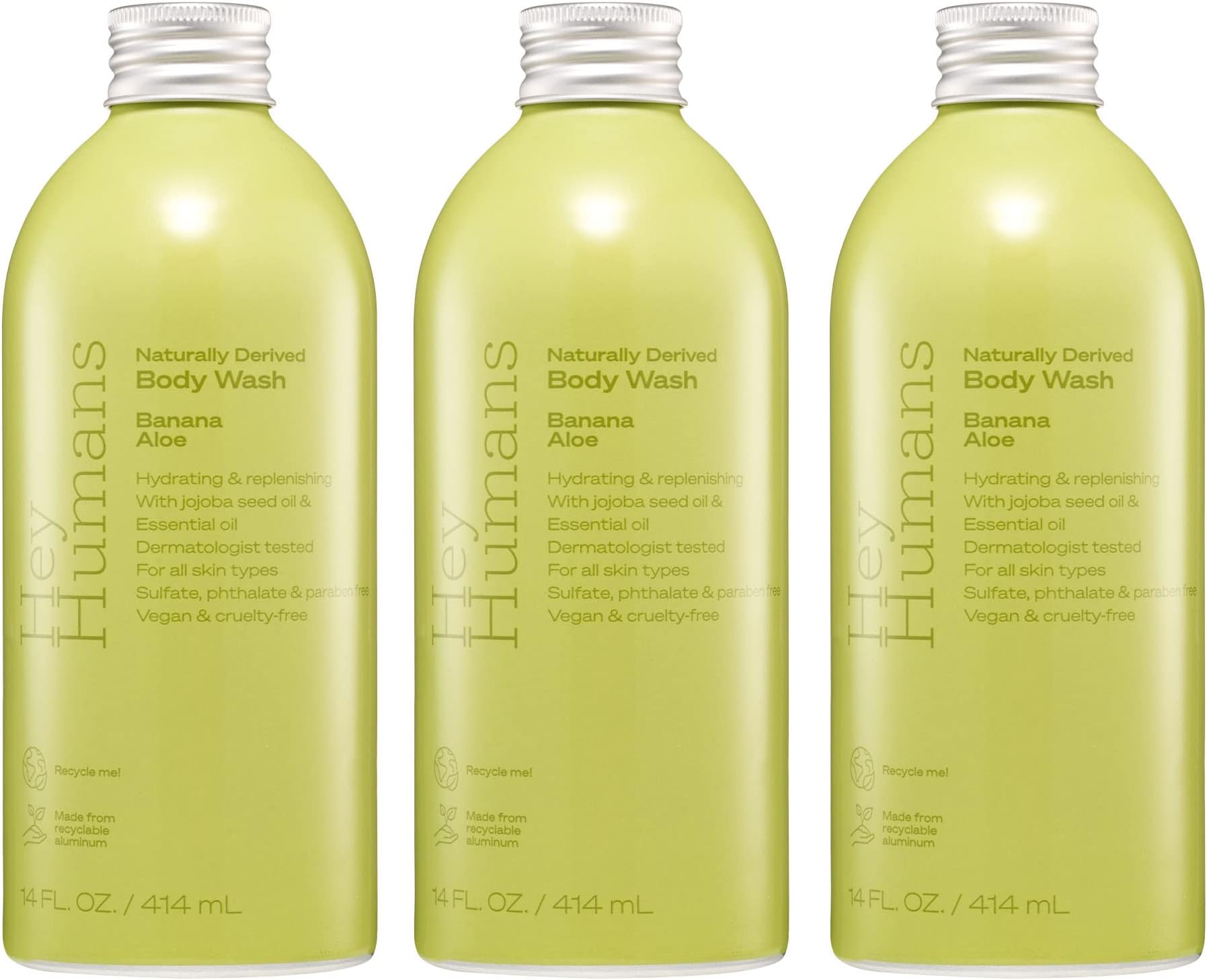 Amazon.com : HEY HUMANS Apple Matcha Hydrating Body Wash with Natural ...