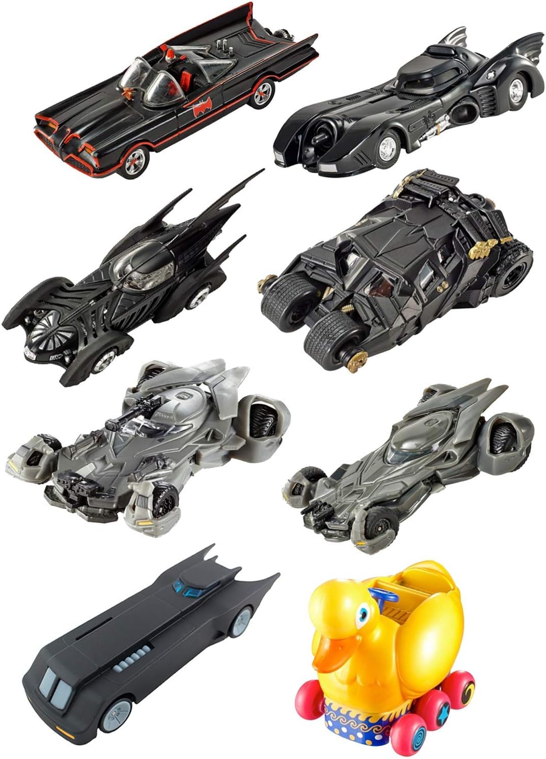 Hot Wheels Batman Batmobile Collection (8 Unidades) Muy Detallada ...