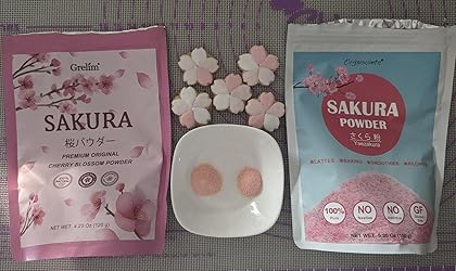 Amazon.com: GRELIM Sakura Powder Premium Original Cherry Blossom Powder ...