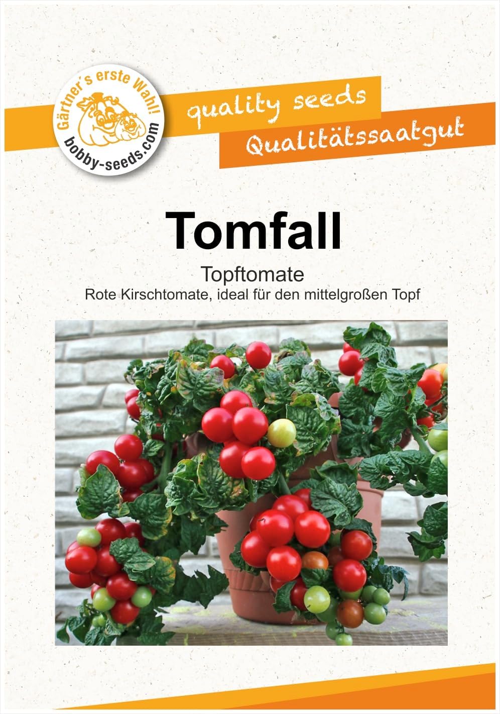 Tomfall Topftomate von Bobby-Seeds Portion : Amazon.de: Garten