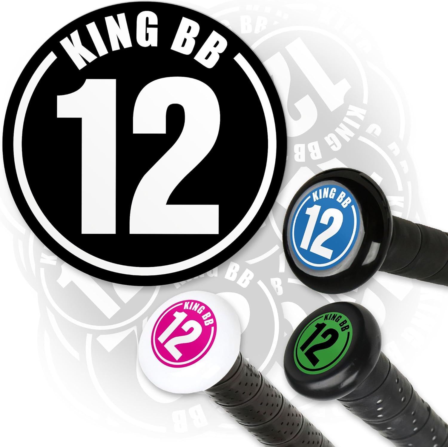 Amazon.com - Custom Bat Knob Decal Sticker Personalized Baseball Name ...