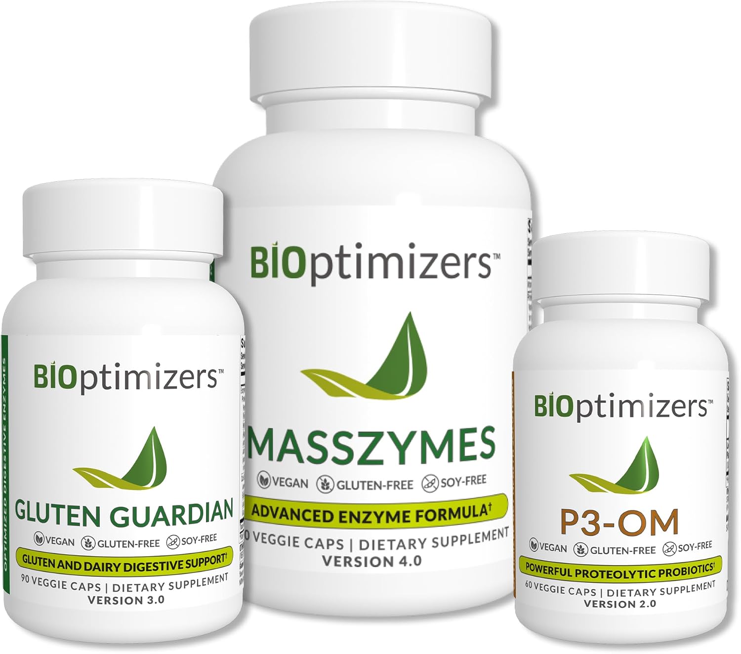 Amazon.com: BiOptimizers Paquete completo de salud intestinal, enzimas ...