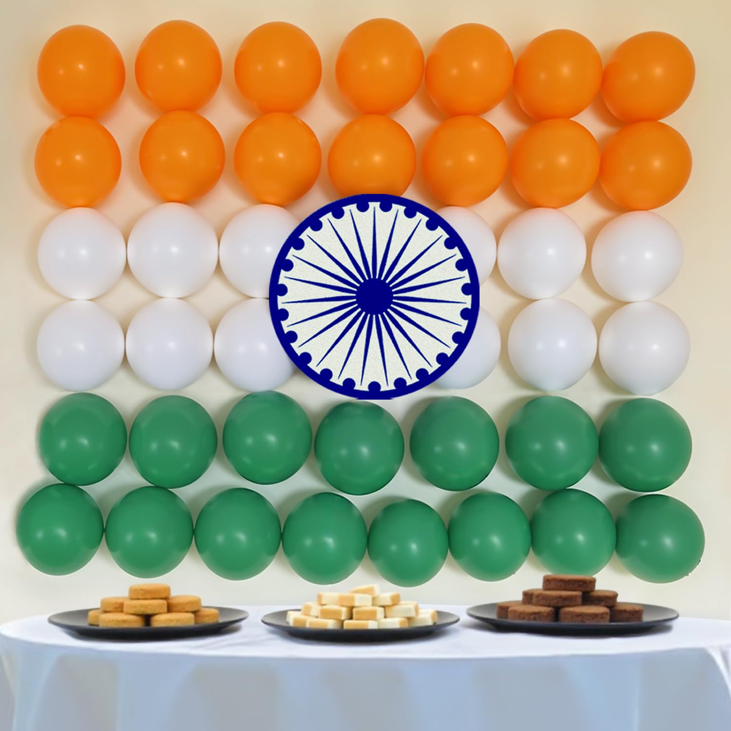 Party Propz Happy Republic Day Decoration Items - Set Of 44pcs, Tri ...