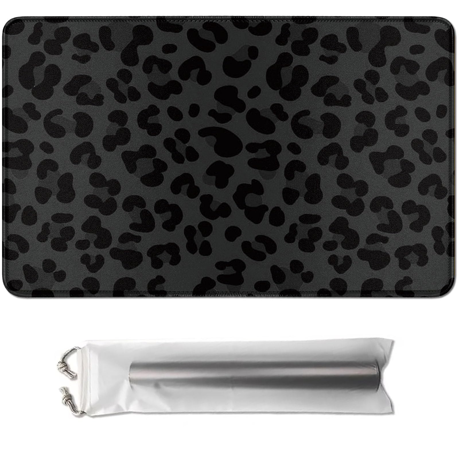 Amazon.com: Large Mouse Pad 14x24 inch,Black Leopard Desk Pads with ...