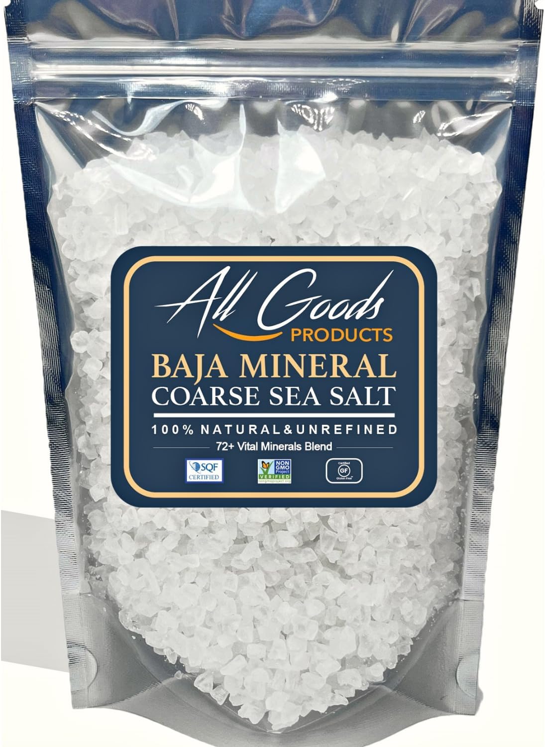 Amazon.com : Baja Gold Sea Salt Fine 1 Pound Highest Mineralized Salt ...