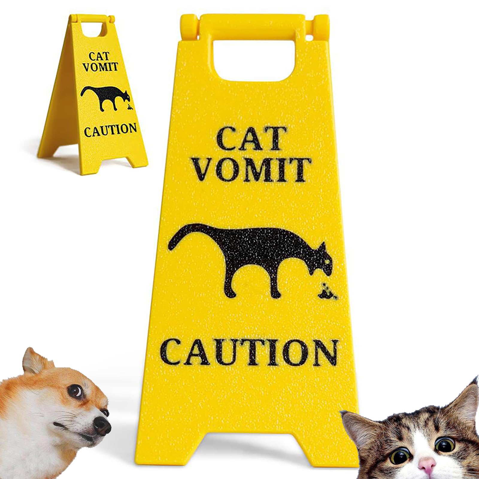 Amazon.com: Cat Vomit Sign, Cat Vomit Caution Sign, Cat Vomit Sign ...