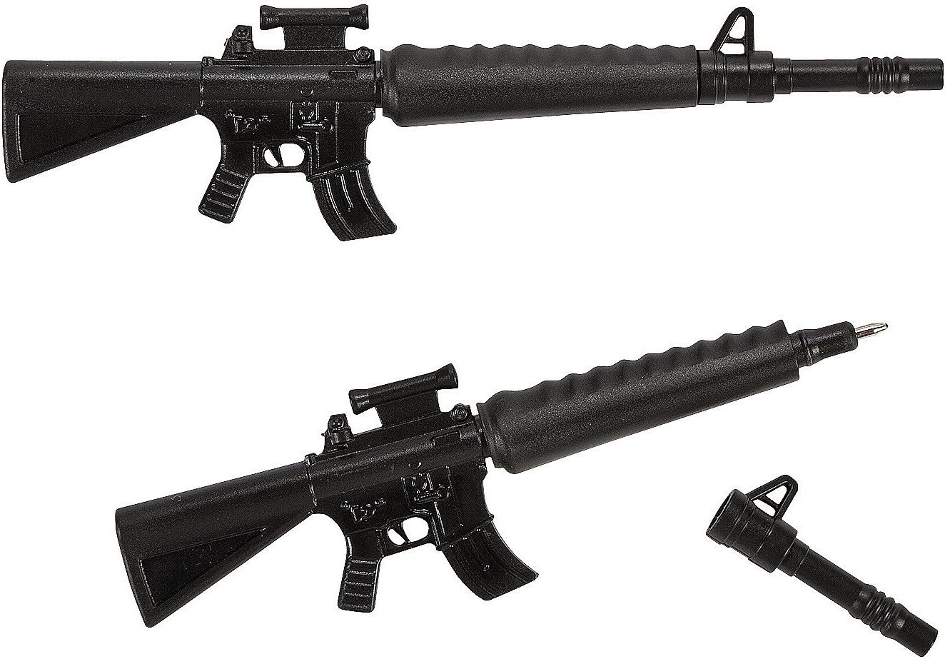 Amazon.com : Plastic Gun Pens (12 Pack) 5.5" - Teaching Supplies ...