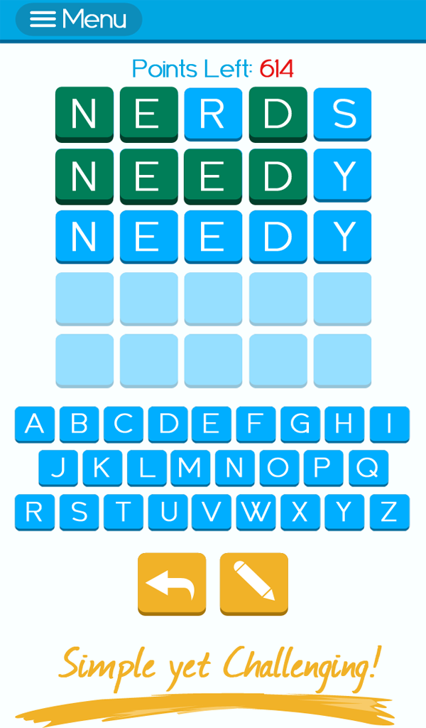 Five Letters - A Challenging Word Game similiar to Lingo - App on ...