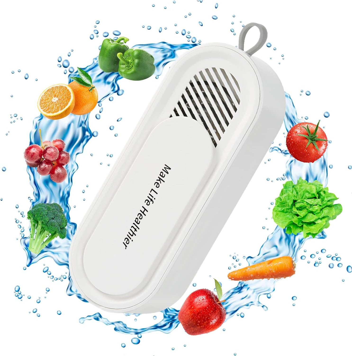 Washing Machine for Fruit, Vegetables, Capsule Food Cleaner for ...