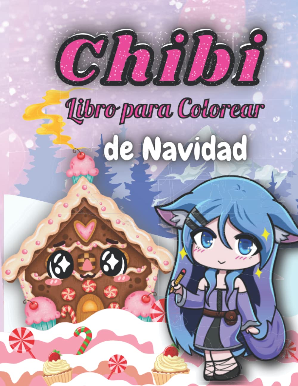 Buy Chibi Libro para Colorear de Navidad: Libro de Navidad para ...