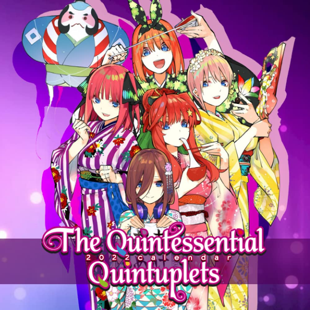 Buy The Quintessential Quintuplets 2022: Anime-Manga OFFICIAL 2021-2022 ...