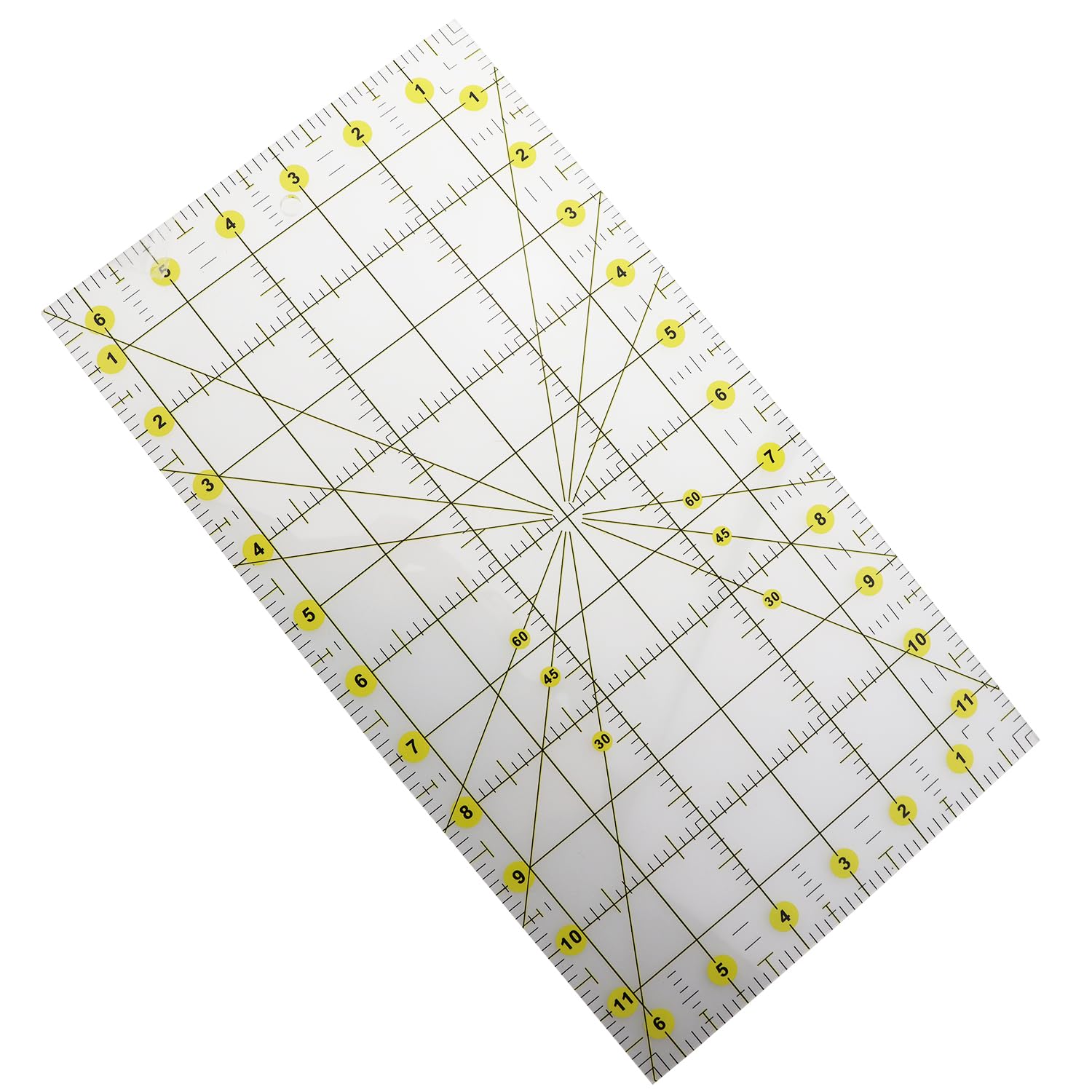 Snapklik.com : Yellow Quilting Ruler Acrylic Quilting Ruler Surface ...