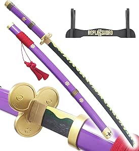 Repliksword One Piece Katana Tout en Bois Lame en Bois Katana Enma ...
