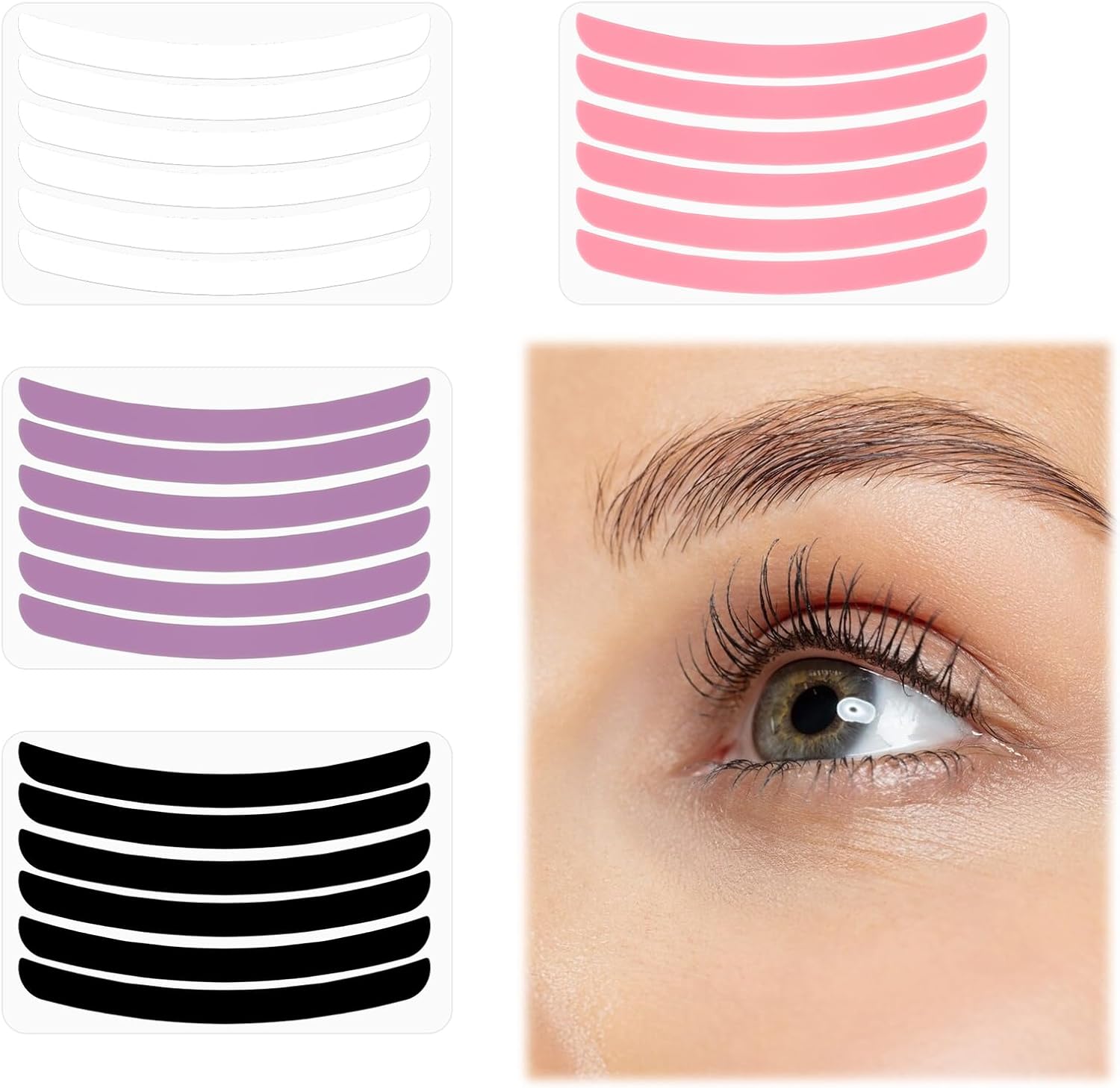 Amazon.com: Dimeho Lash Lift Ribbon, 24 Pcs Reusable Eyelash Lift Kit ...