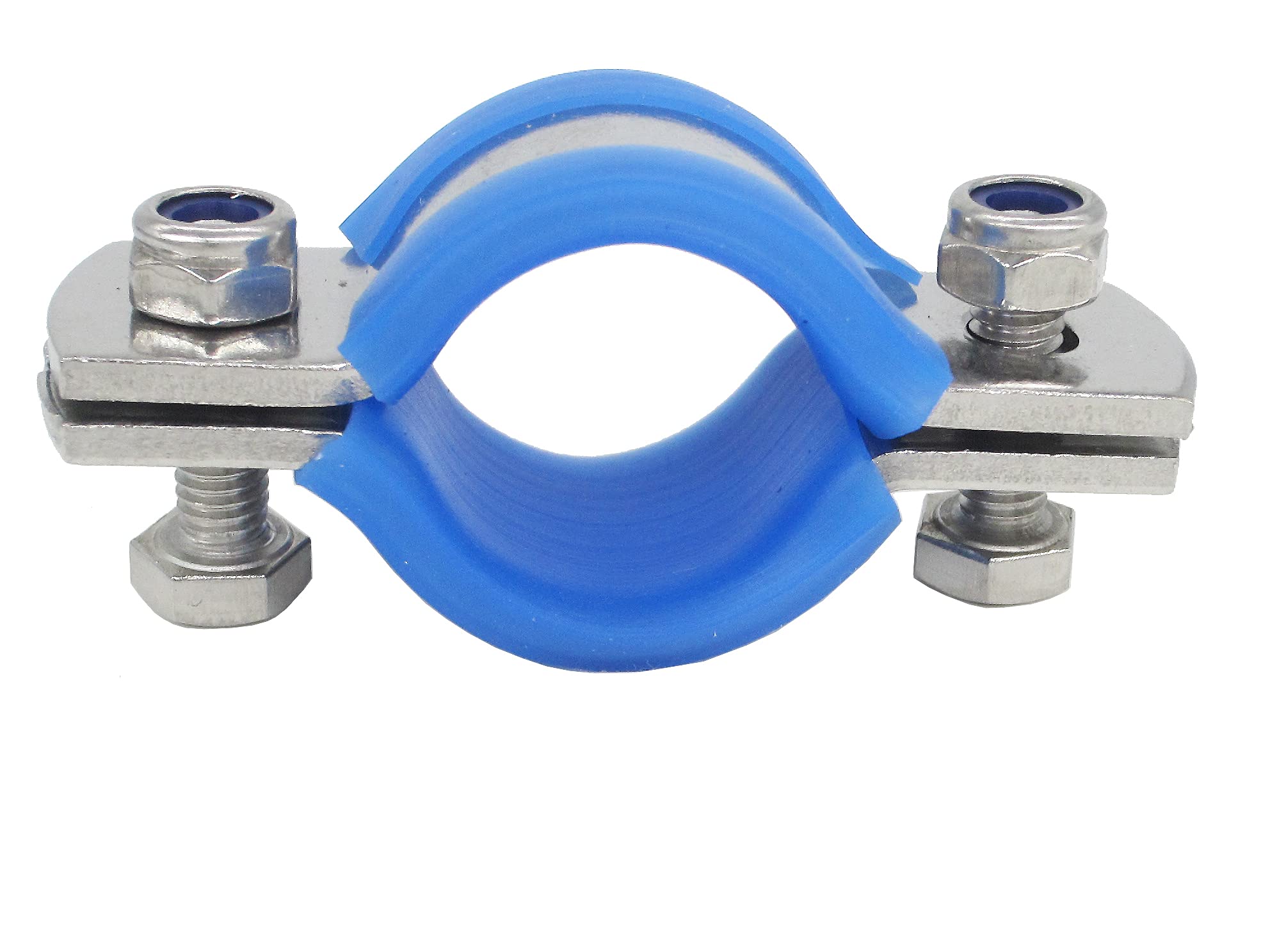 Snapklik.com : NOVSINO Stainless Steel Heavy Duty Flat Band Pipe Clamp