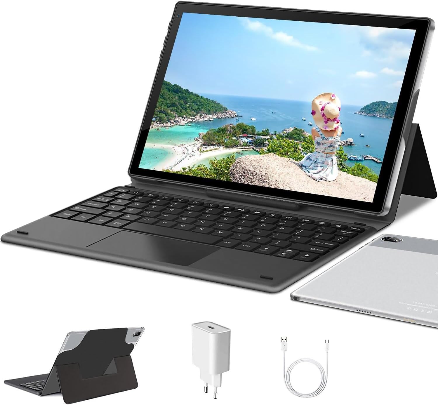 Amazon.com: DUODUOGO 2023 Newest Android 11.0 Tablet, 2 in 1 Tablet 10. ...