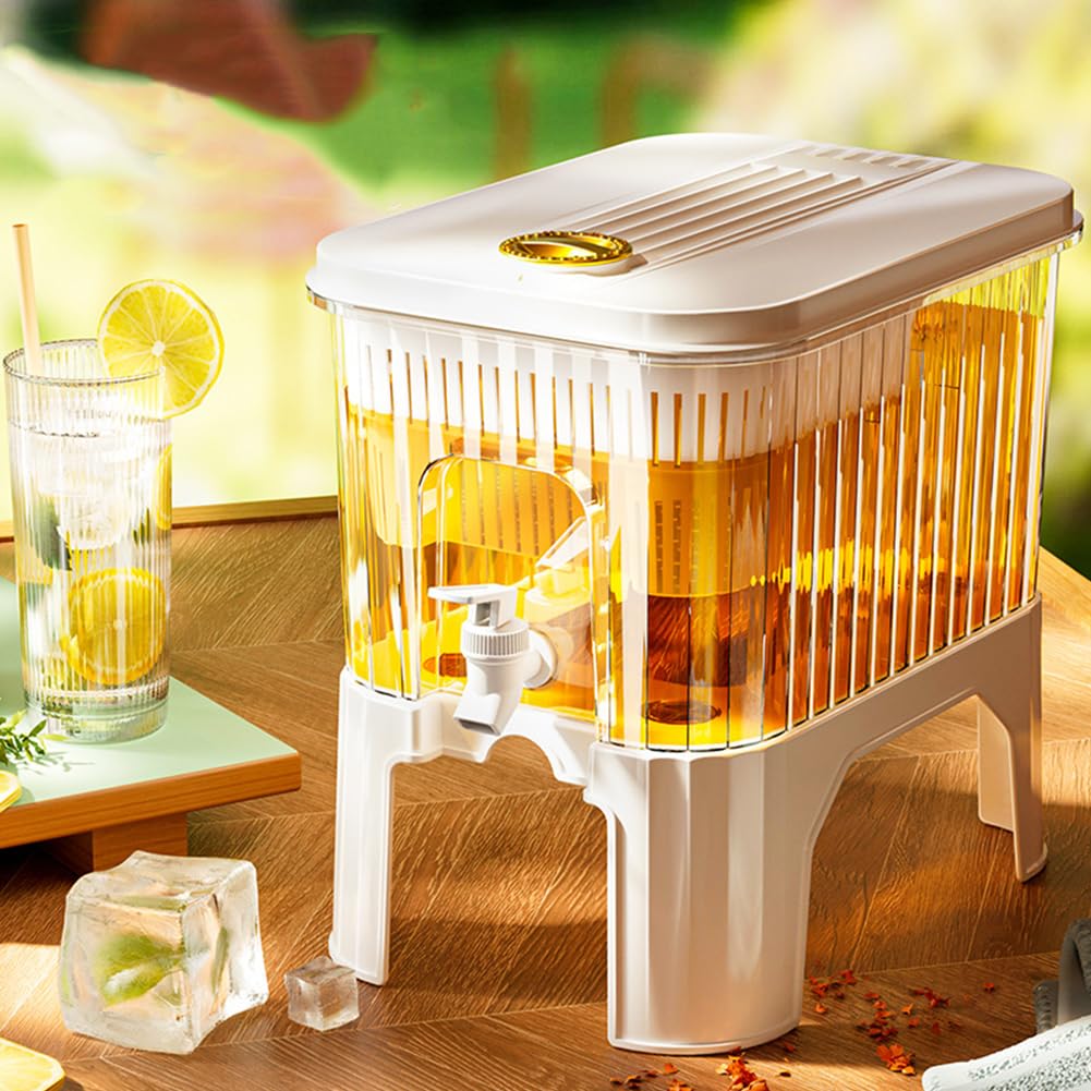Party Water Dispenser Stackable Clear Plastic Reusable Beverage