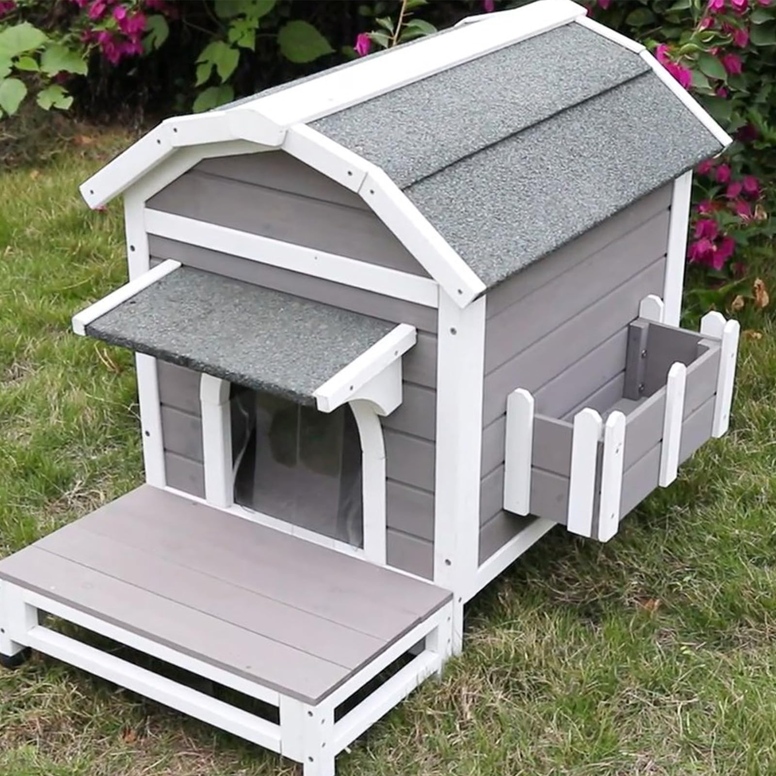 Snapklik.com : Ketive Cat House Outdoor Cat Shelter Weatherproof, Feral ...