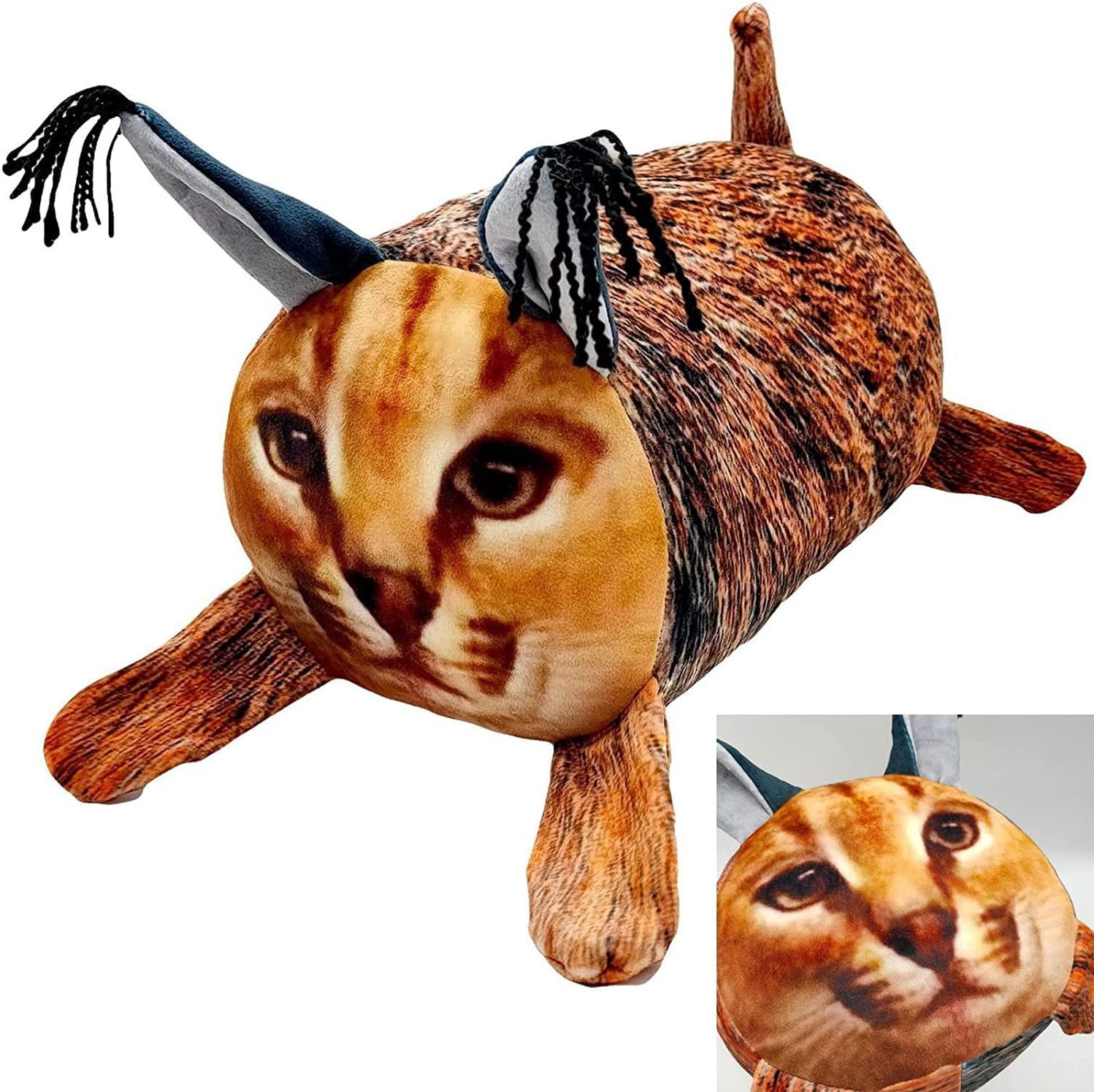 Jevrpley Floppa Plush, Floppa Toy Plush Stuffing, 10.6 Inches Big ...