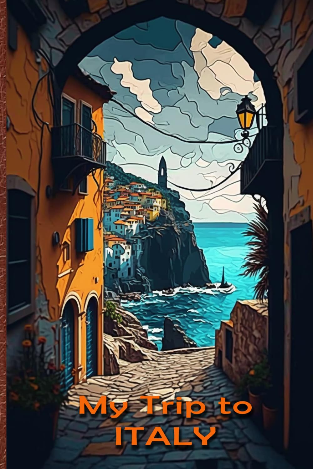 My Trip to Italy Travel Journal with van Gogh Style Amalfi Coast Cover ...