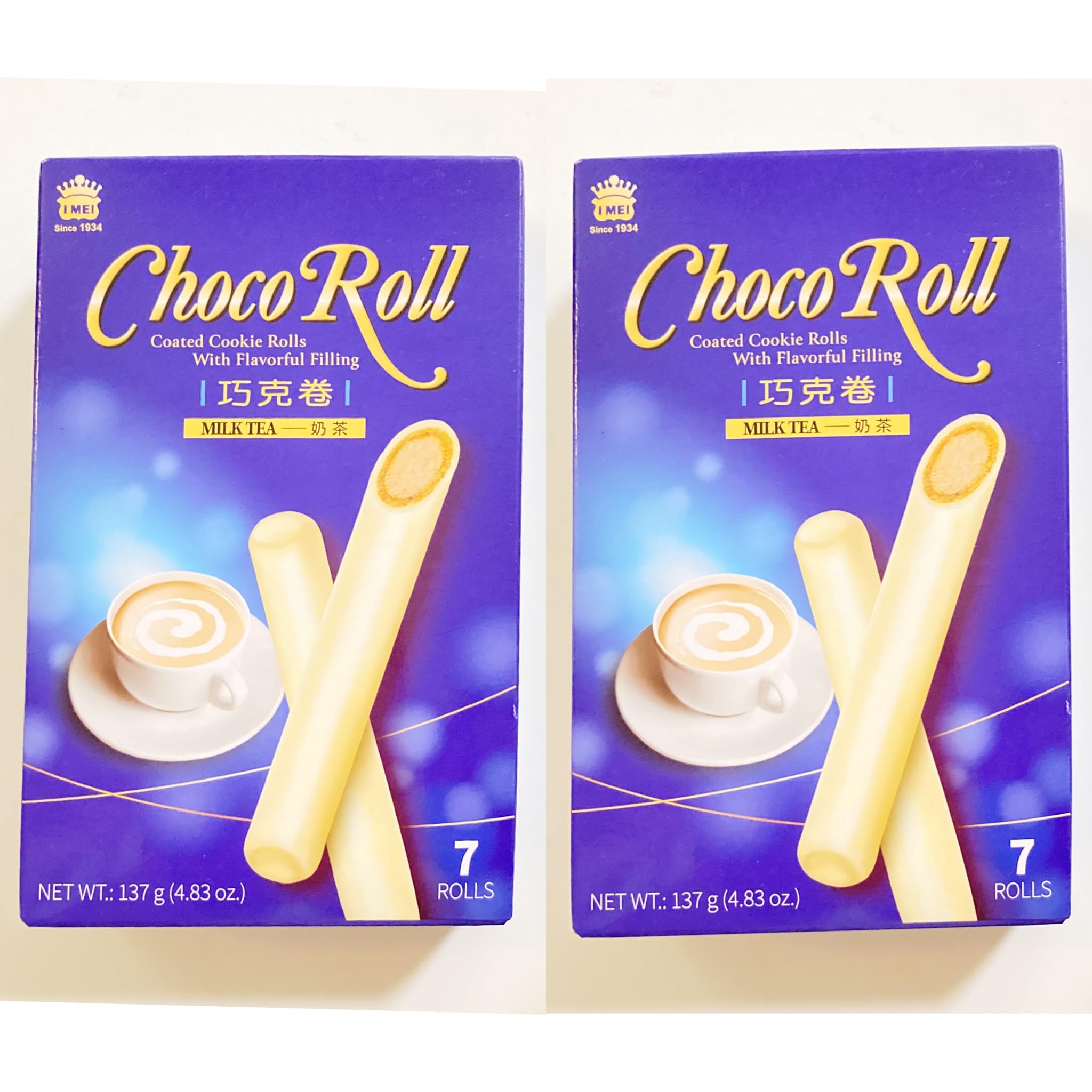 Amazon.com : IMei Choco Roll (Milk Tea)4.83 Oz-2 Pack : Grocery ...