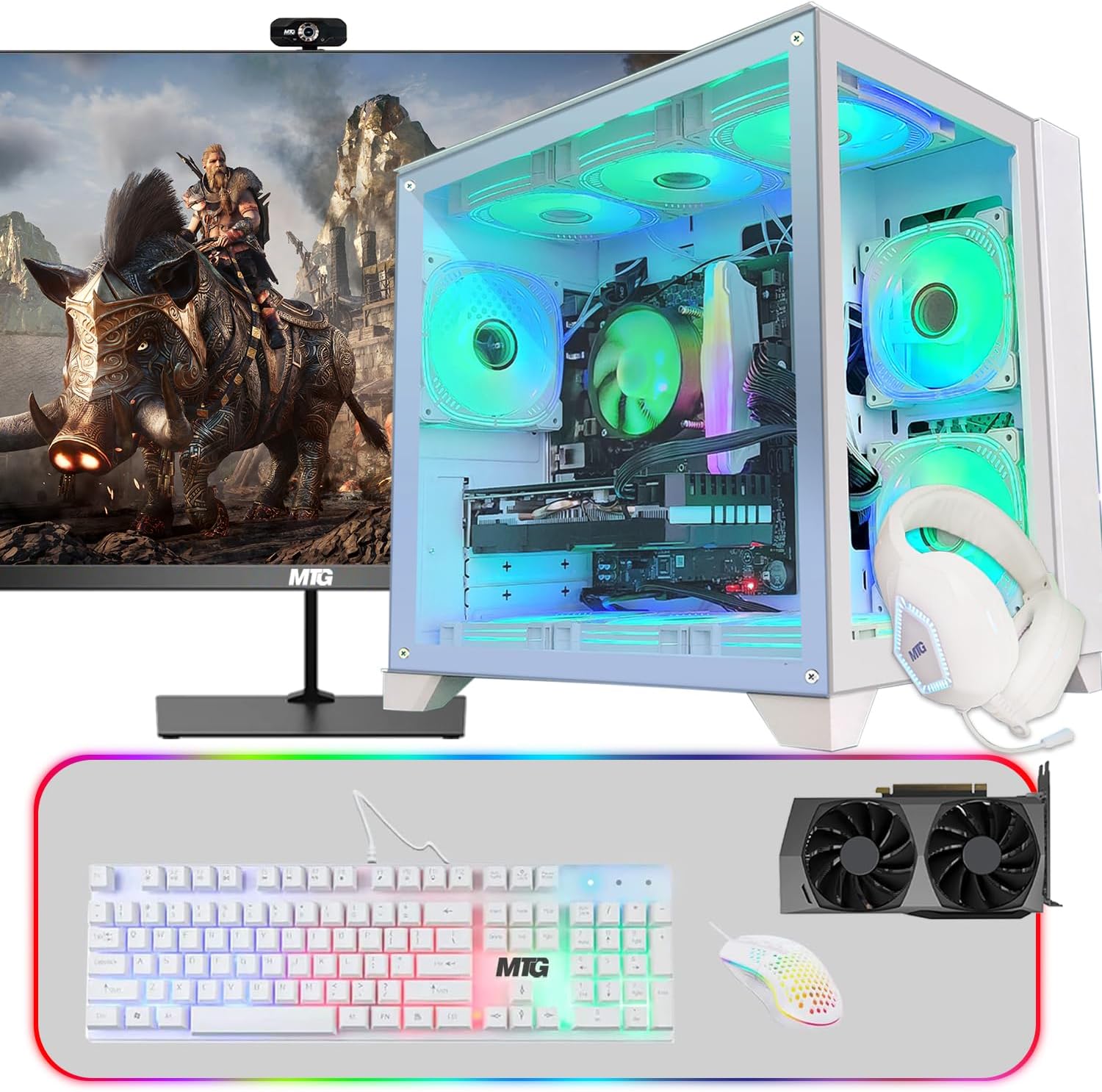Amazon.com: MTG Khuno Gaming Tower PC- Intel Core i7 4th Gen, RTX 3060 ...