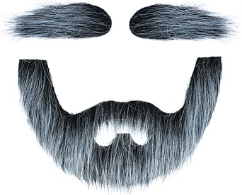 Amazon.com: Self Adhesive Fake Mustache and Eyebrows Set, Novelty ...