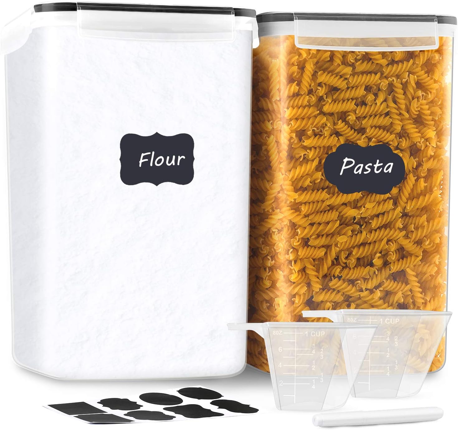 Amazon.com: EARYA Extra Large Food Storage Containers, 6.5L/5.9qt/220oz ...
