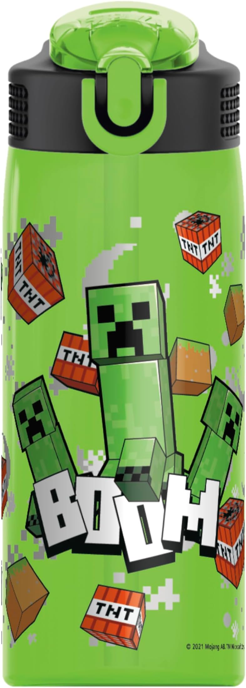 Minecraft Atlantic Creeper Drinks Bottle with Logo | Eco Freindly BPA ...