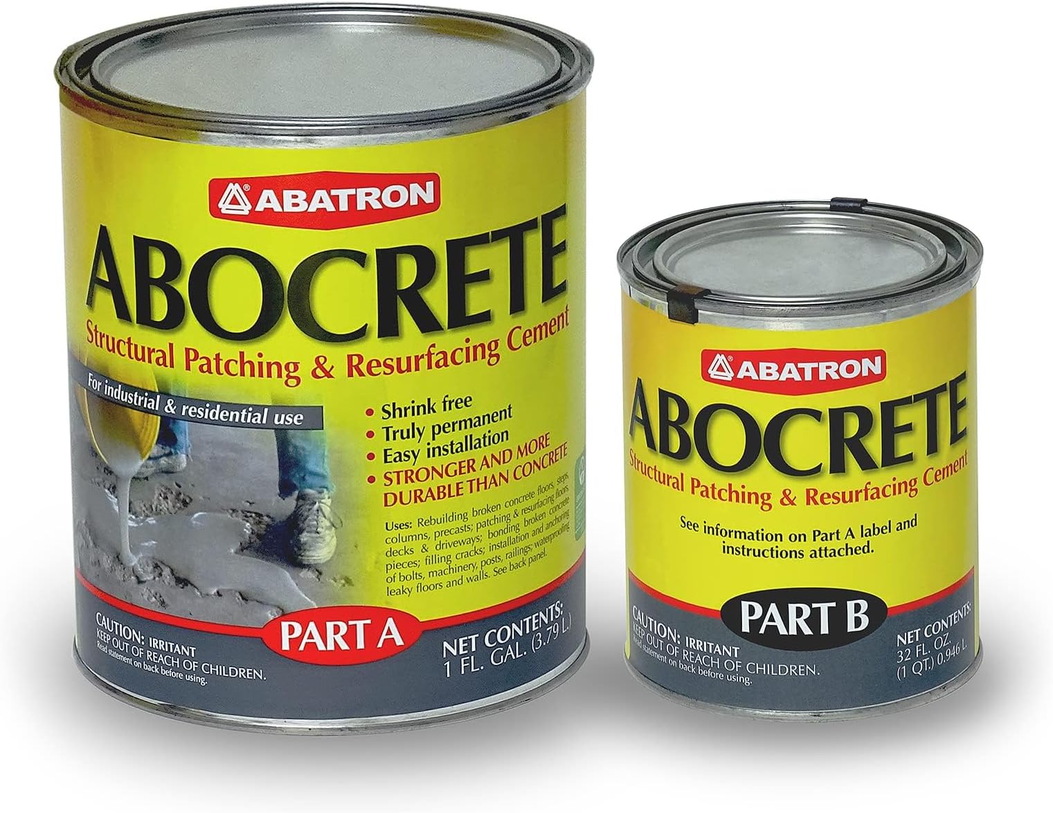 ABATRON Abocrete Kit - Self-Leveling Concrete Epoxy Patching and ...