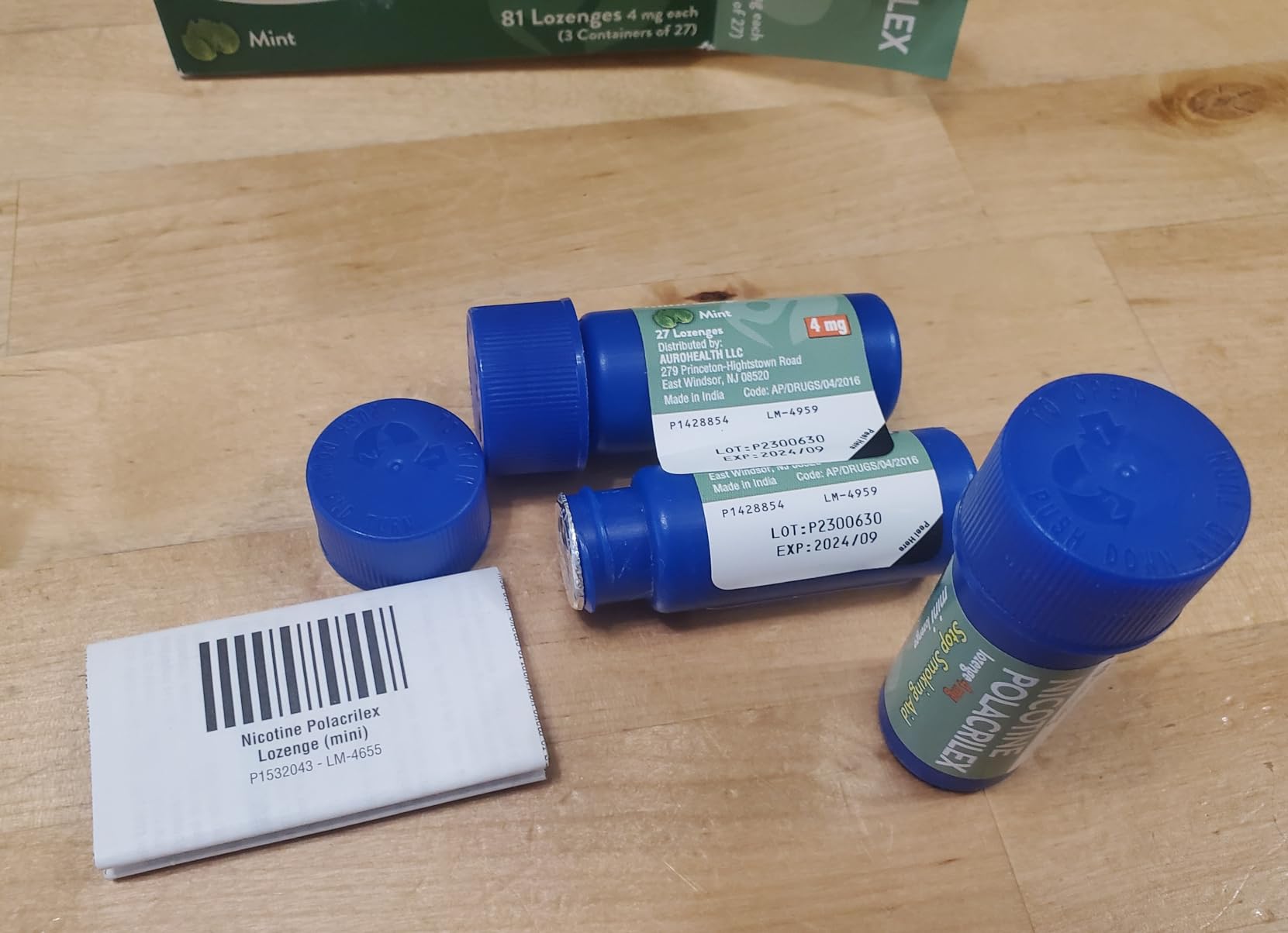 Amazon.com: Healthy Living Nicotine Polacrilex Mini Lozenge, Stop ...