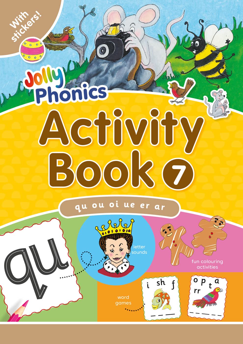 Jolly Phonics Activity Book 7: In Precursive Letters (British English ...