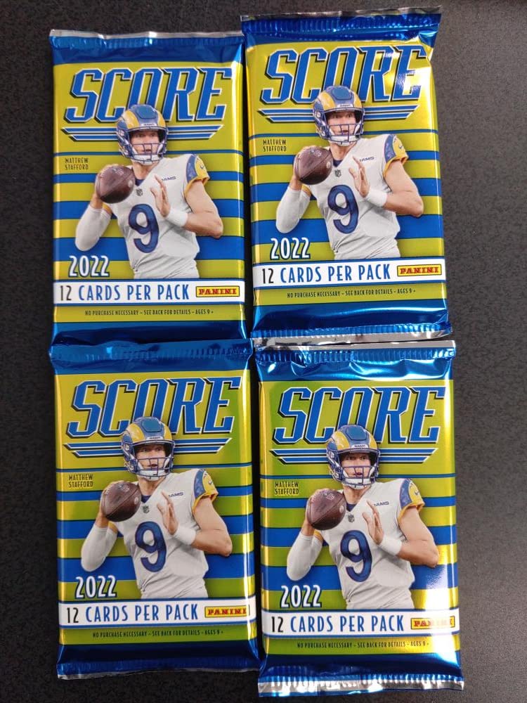 2022 23 Panini Score Nfl Football Retail 4 Sealed Packs | Desertcart ...