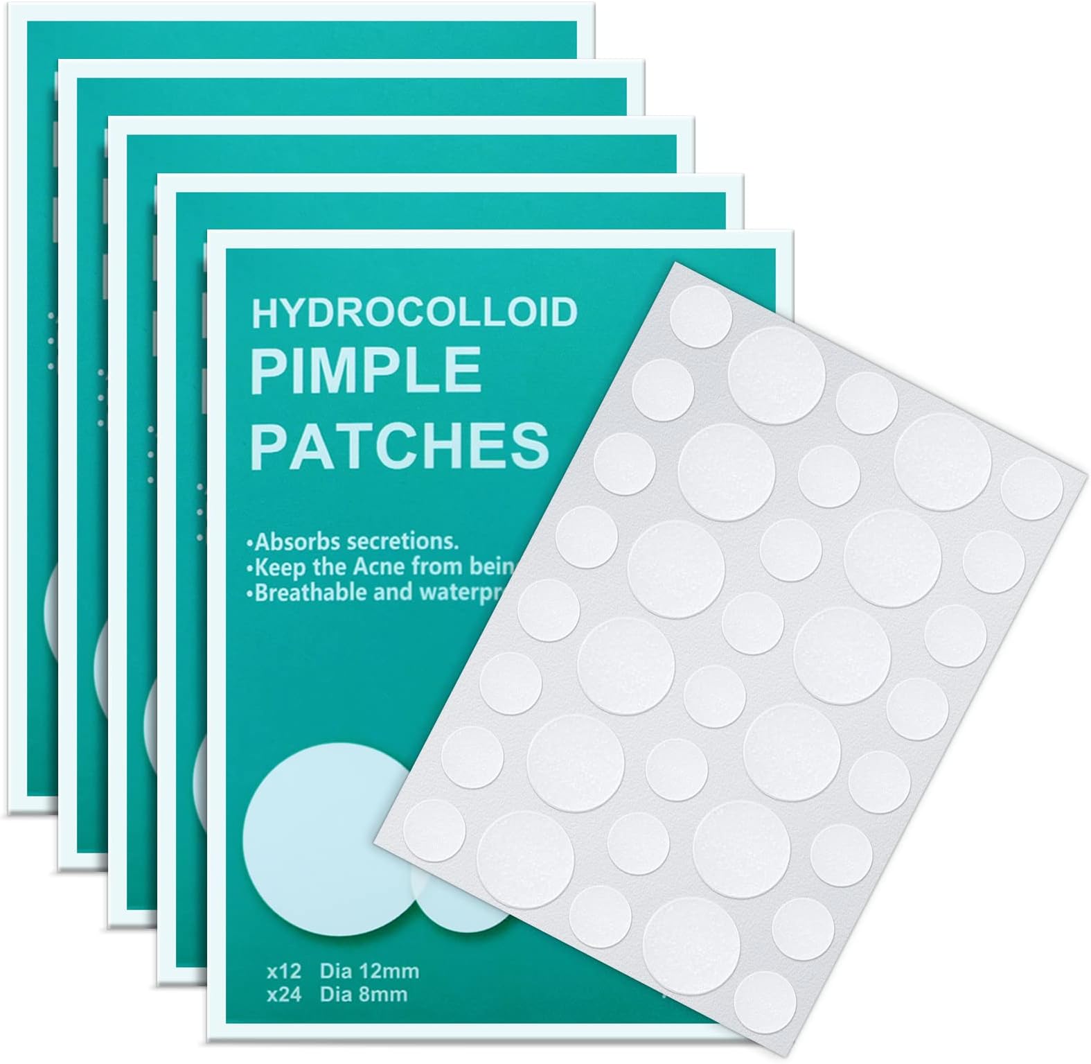 Amazon.com: MED PRIDE Hydrocolloid Acne Patches [Pack of 72] - Sterile ...