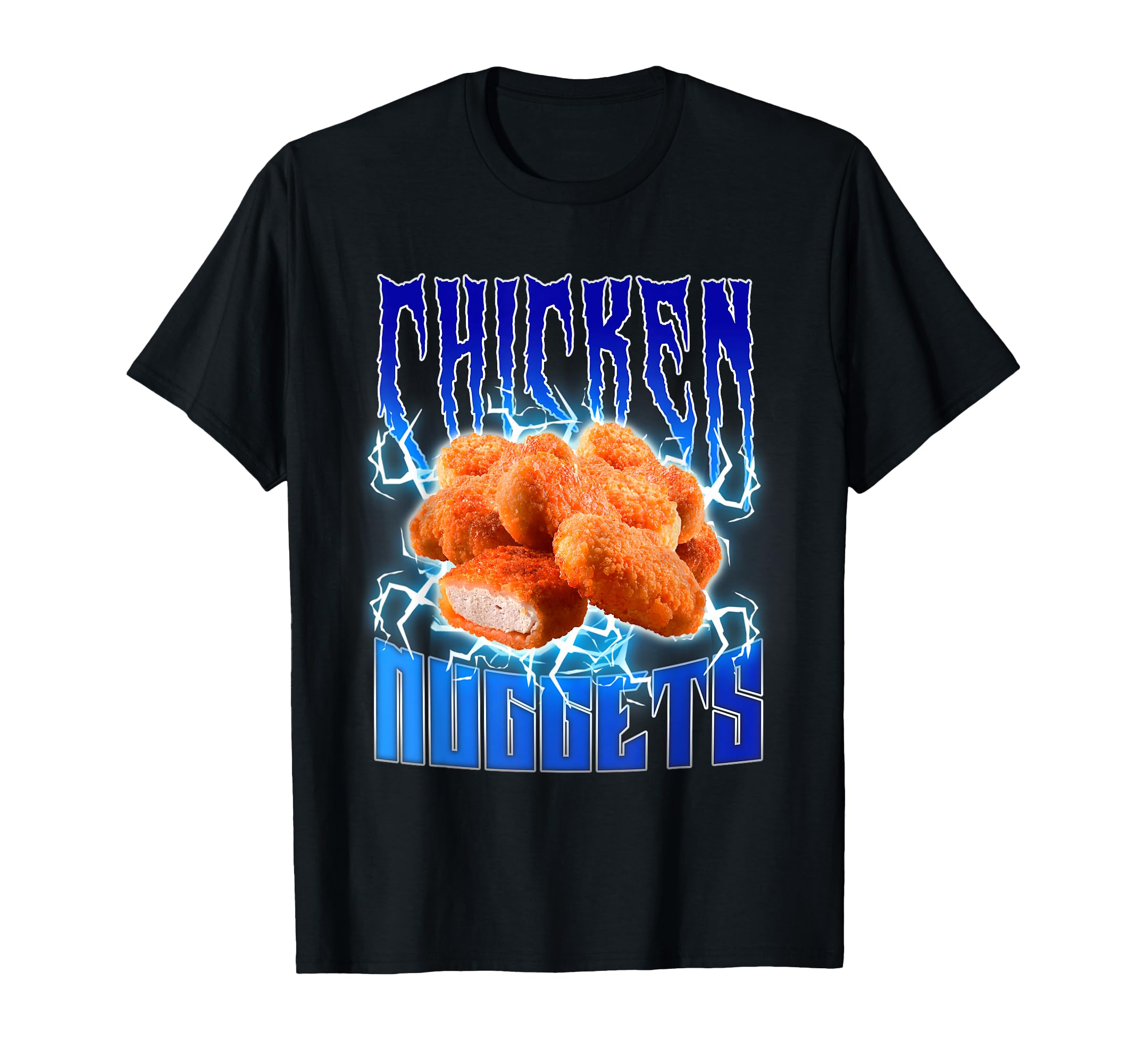 Amazon.com: Chicken Nuggets Heavy Metal - Funny Chicken Nugget Lover T ...