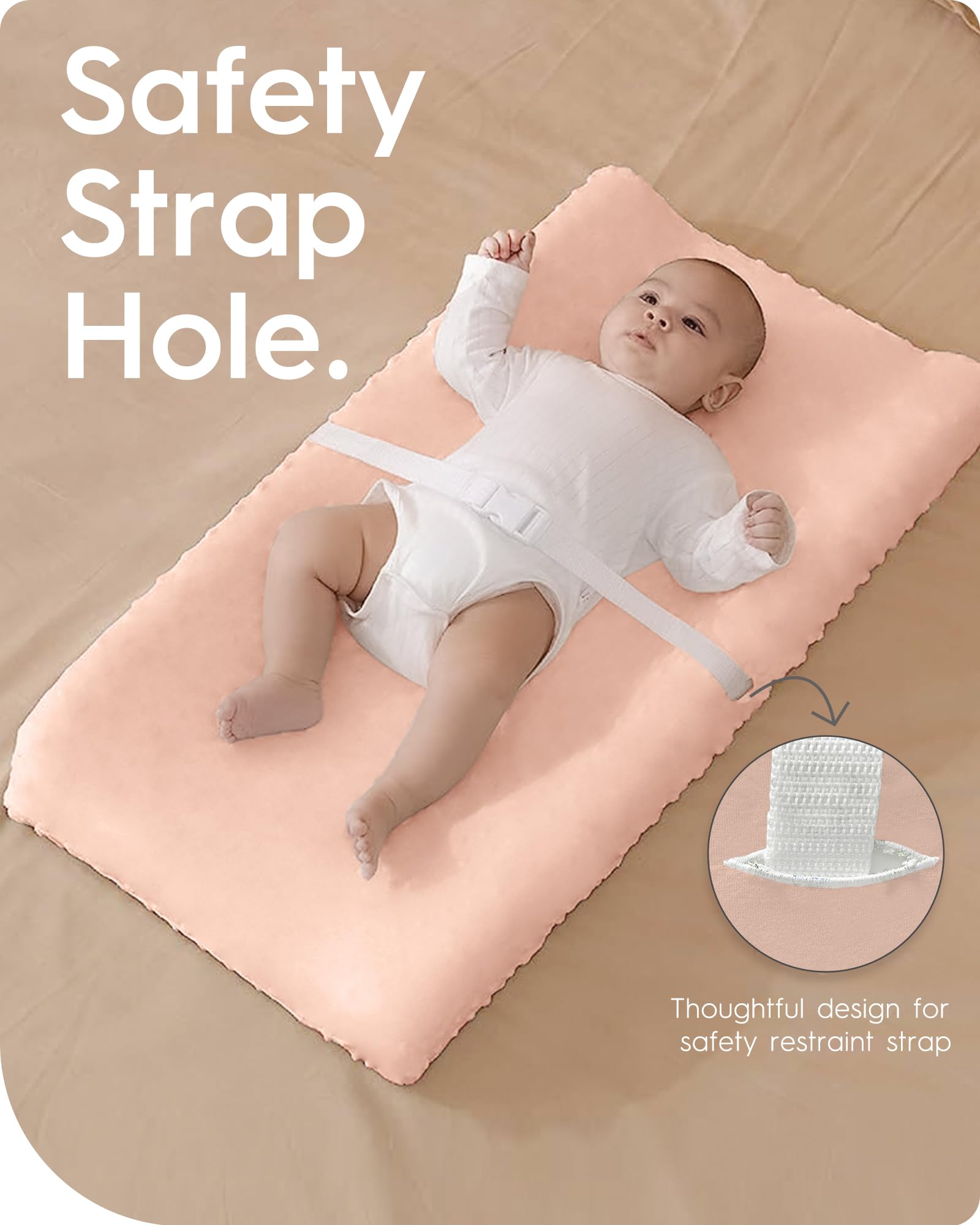 Snapklik.com : Changing Table Sheets - TotBasic Premium Soft Pink ...