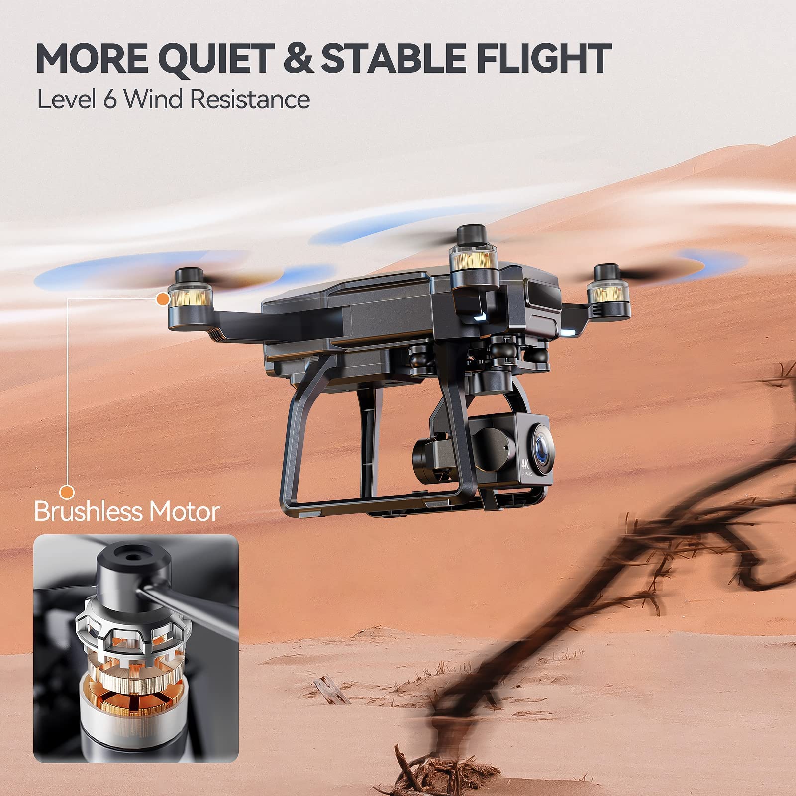 Bwine F7 Drone with Camera for Adults 4K, 9800ft Video Transmission ...