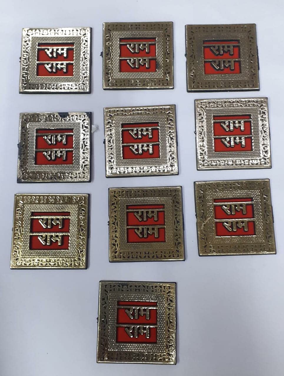 Onlinesalescantt Ram Ram Door Tags For Rakshabandhan Puja Sticker Sawan ...