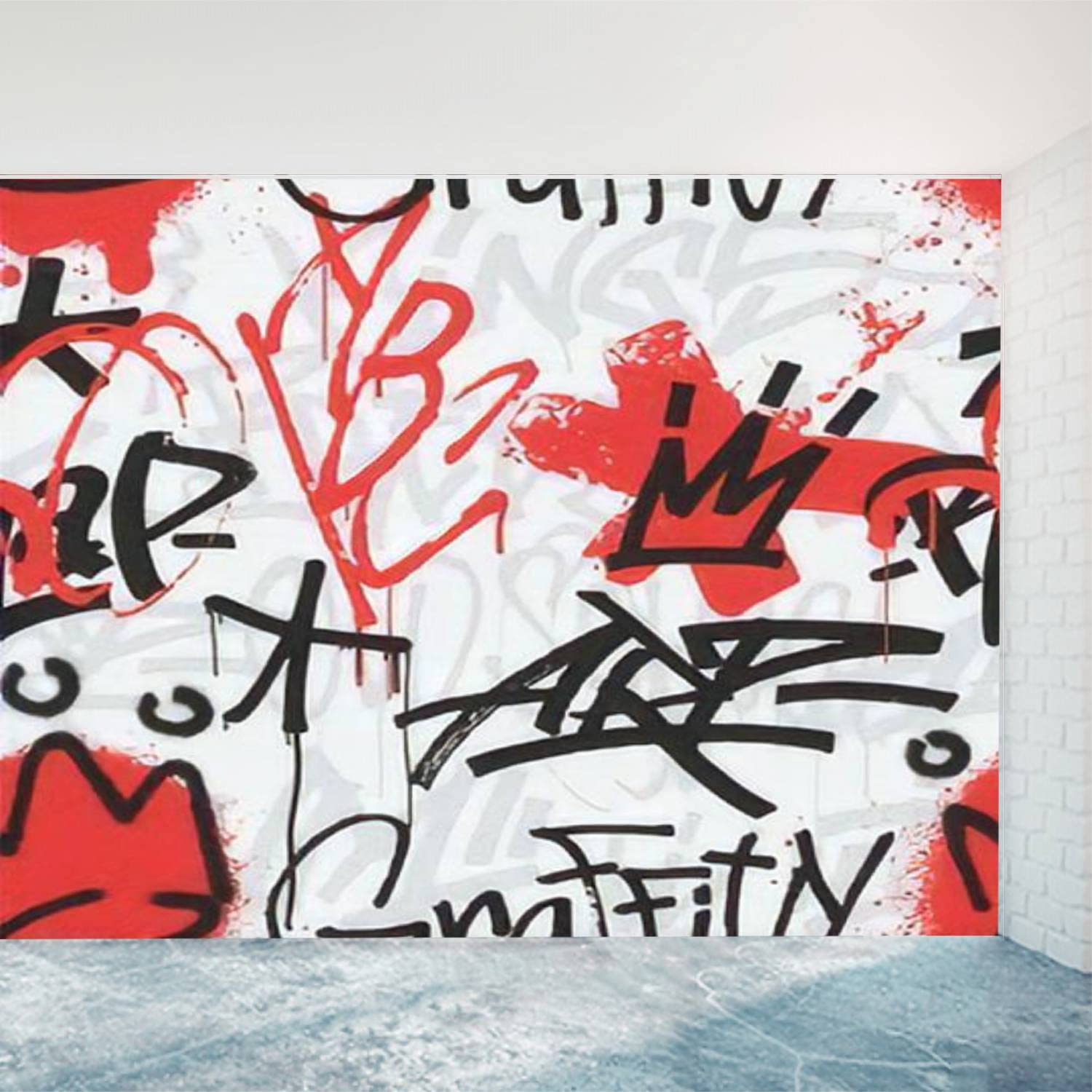 Graffiti Wallpaper Black And Red Download Free Red And Blue Abstract
