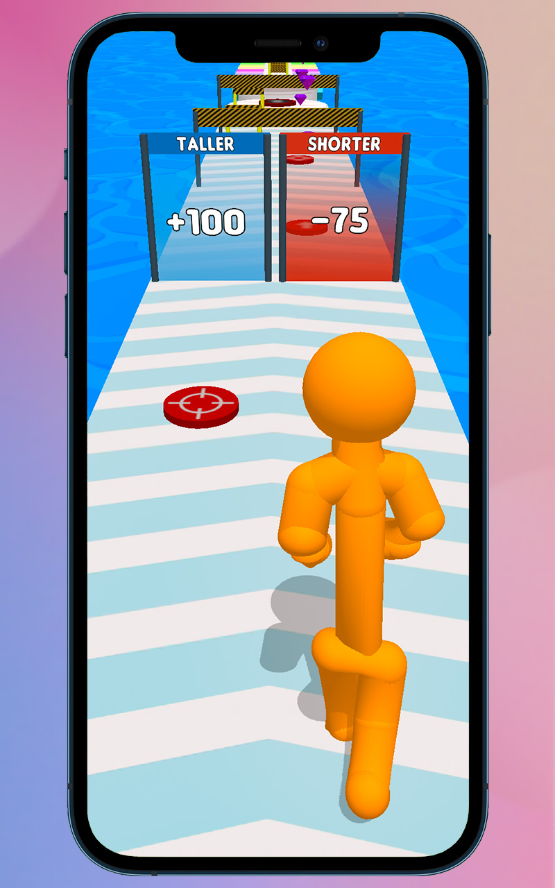 Tall Man Rush 3D Growth Race Challenge: Stickman Run Taller Blob Runner ...